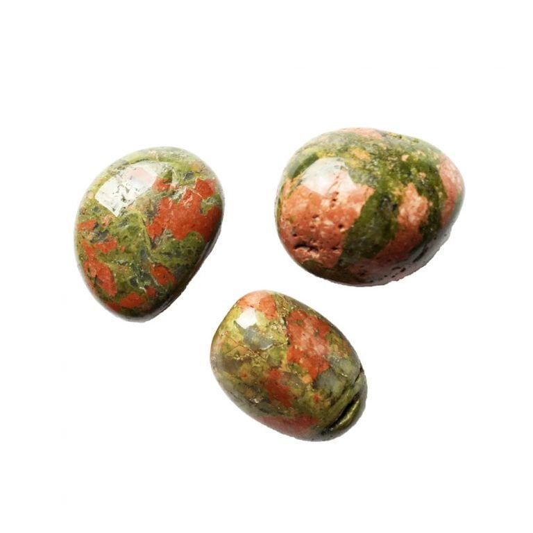 Pierre roulée Unakite