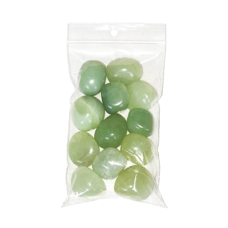 Pierres roulées Jade vert – 250grs