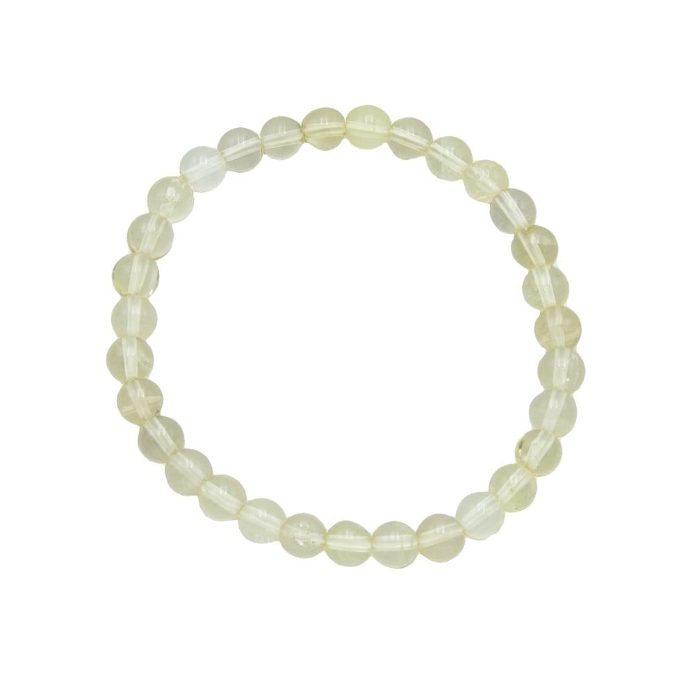 Bracelet Topaze citron – Pierres boules 6mm