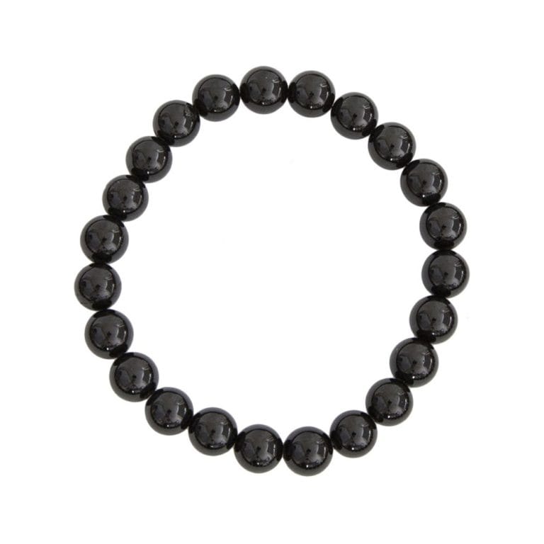 Bracelet Onyx – Pierres boules 8mm