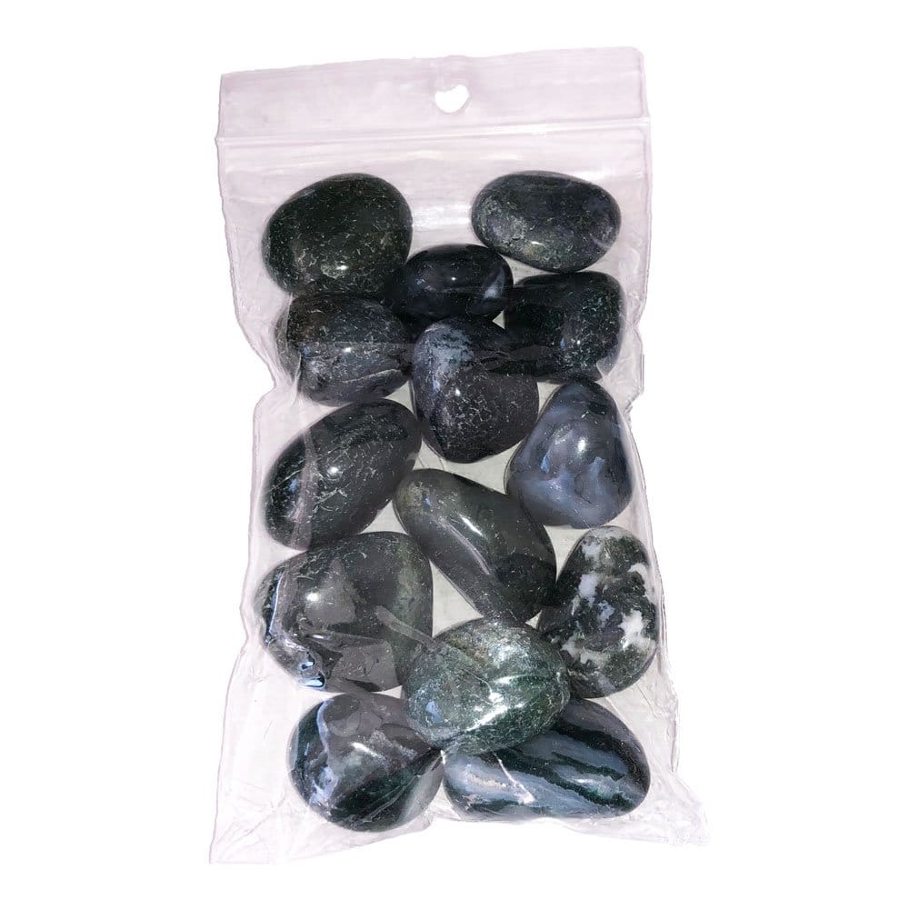 Pierres roulées Agate mousse – 250grs