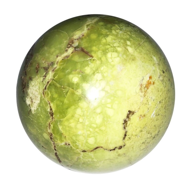 Sphère Opale verte – Entre 75 et 85mm
