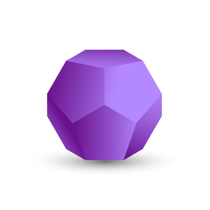 Dodécaèdre - Solides de Platon - Géométrie Sacrée - France Minéraux