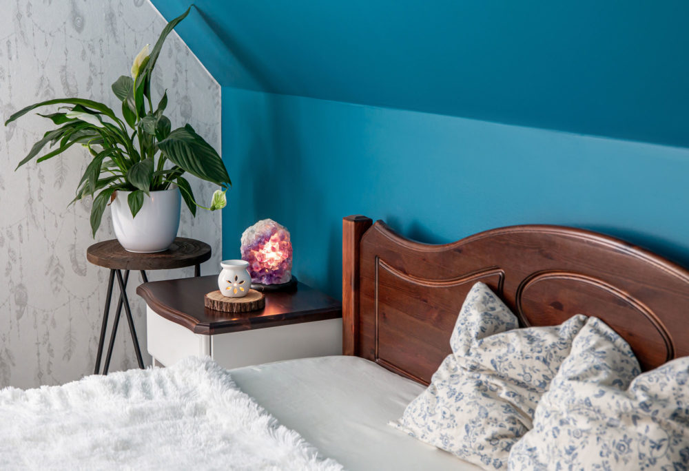 Chambre à coucher Feng Shui avec des cristaux : comment