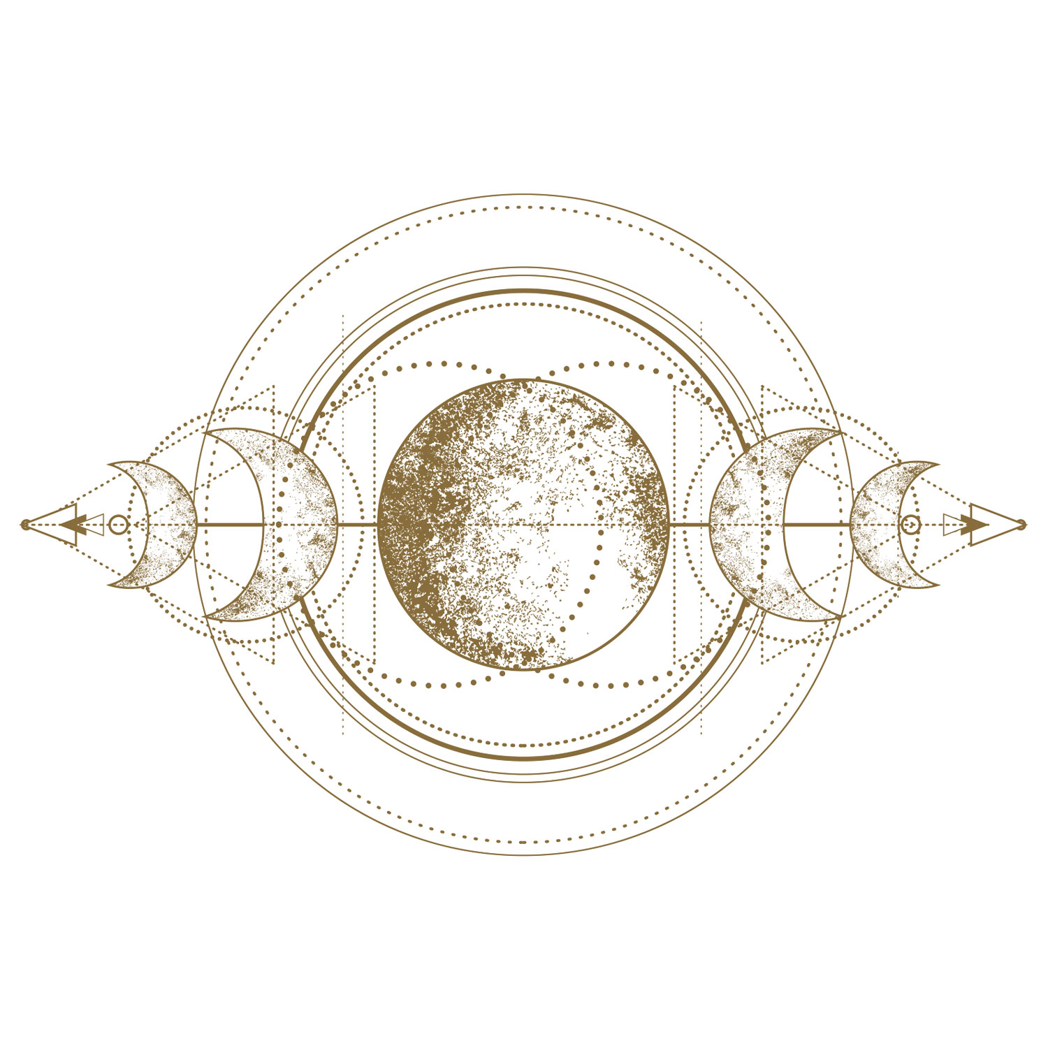 Triple Lune - Significations, Symboles et Bienfaits - Géométrie Sacrée ...
