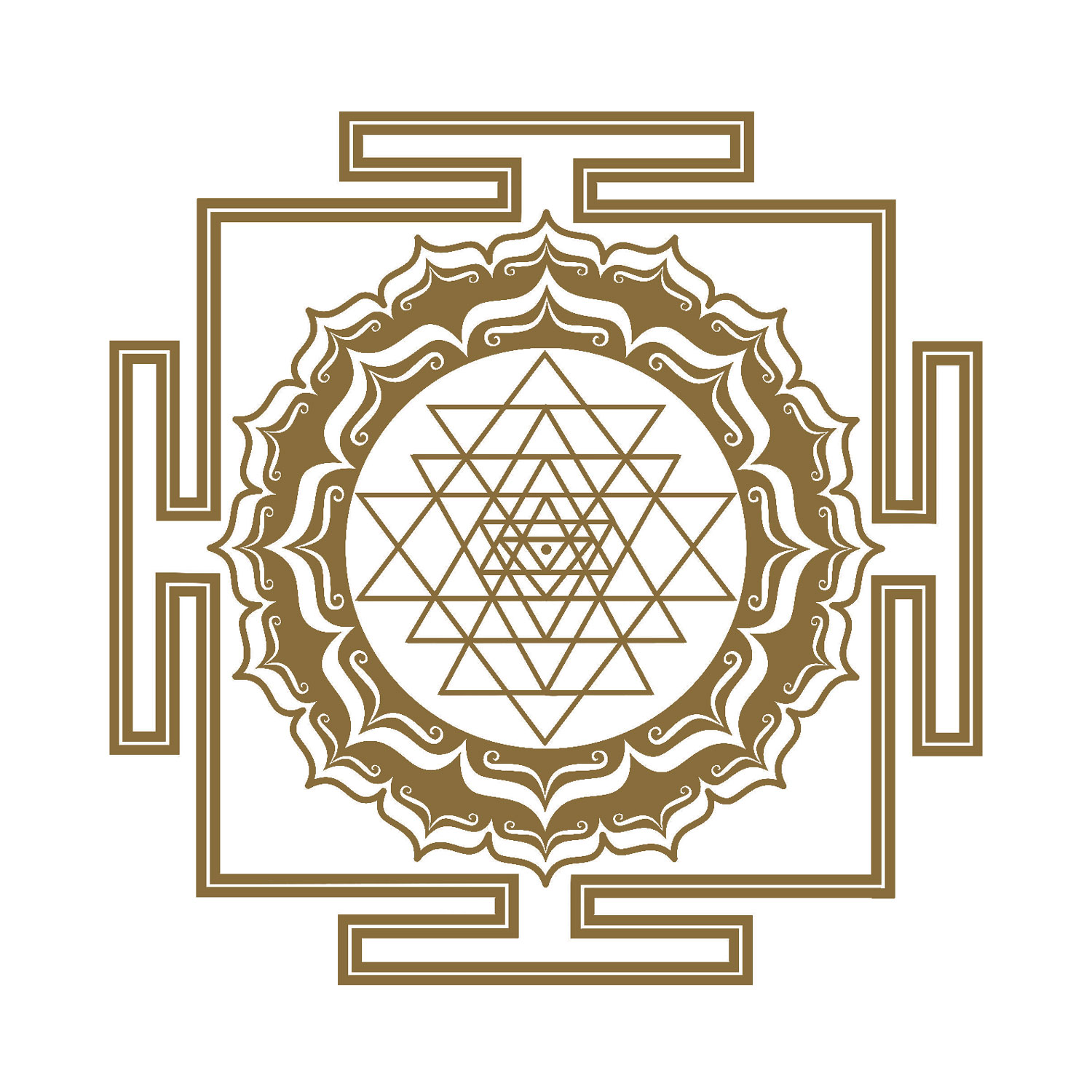Yantra - Significations, Symboles et Bienfaits - Géométrie Sacrée ...