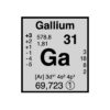 Gallium - Élément atomique n°31 - Symbole Ga - France Minéraux