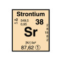 Strontium - Élément atomique n°38 - Symbole Sr - France Minéraux