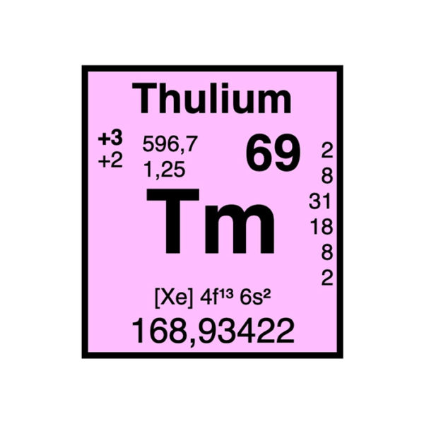 Thulium - Élément atomique n°69 - Symbole Tm - France Minéraux