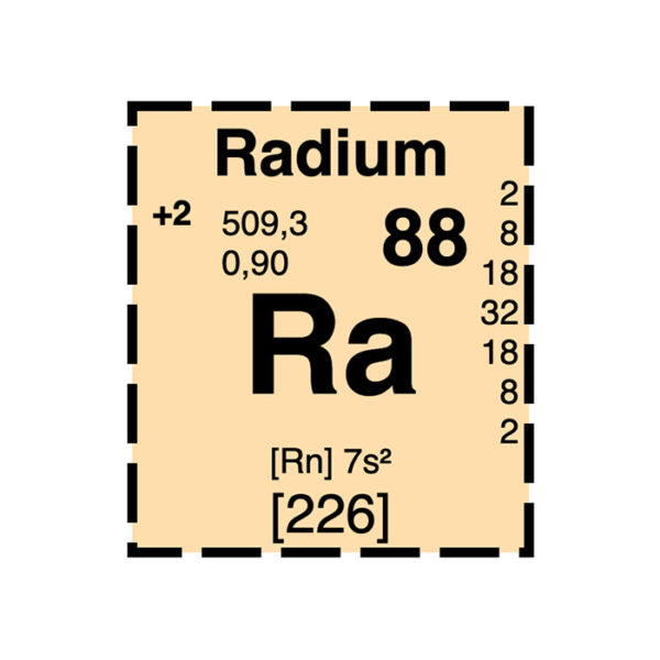 Radium - Élément atomique n°88 - Symbole Ra - France Minéraux