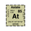 Astate - Élément atomique n°85 - Symbole At - France Minéraux
