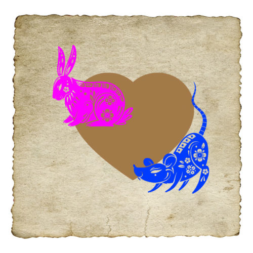 Compatibilité Amoureuse : Femme Lapin et Homme Rat - France Minéraux